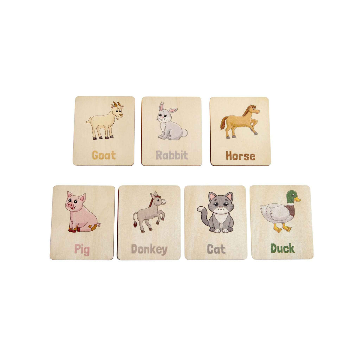 Flash Cards - Farm Animals (14 images) -Â The Ministry of Outdoor Education