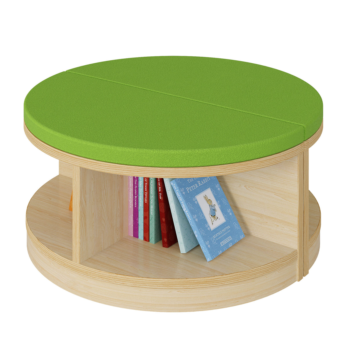 Large Round Reading Seat with Storage - The Ministry of Outdoor Education
